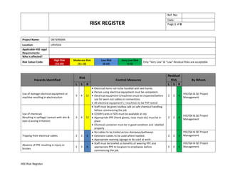 HSE Risk Register.docx