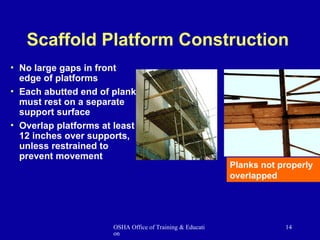HSE Scaffolding Access for Introduction & Fundametal | PPT