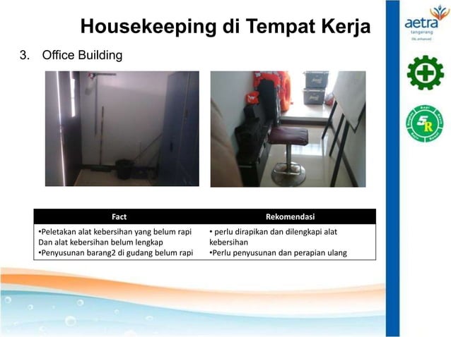 HSE Training Housekeeping (23 des 2016) | PPTX