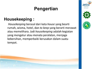 HSE Training Housekeeping (23 des 2016) | PPTX