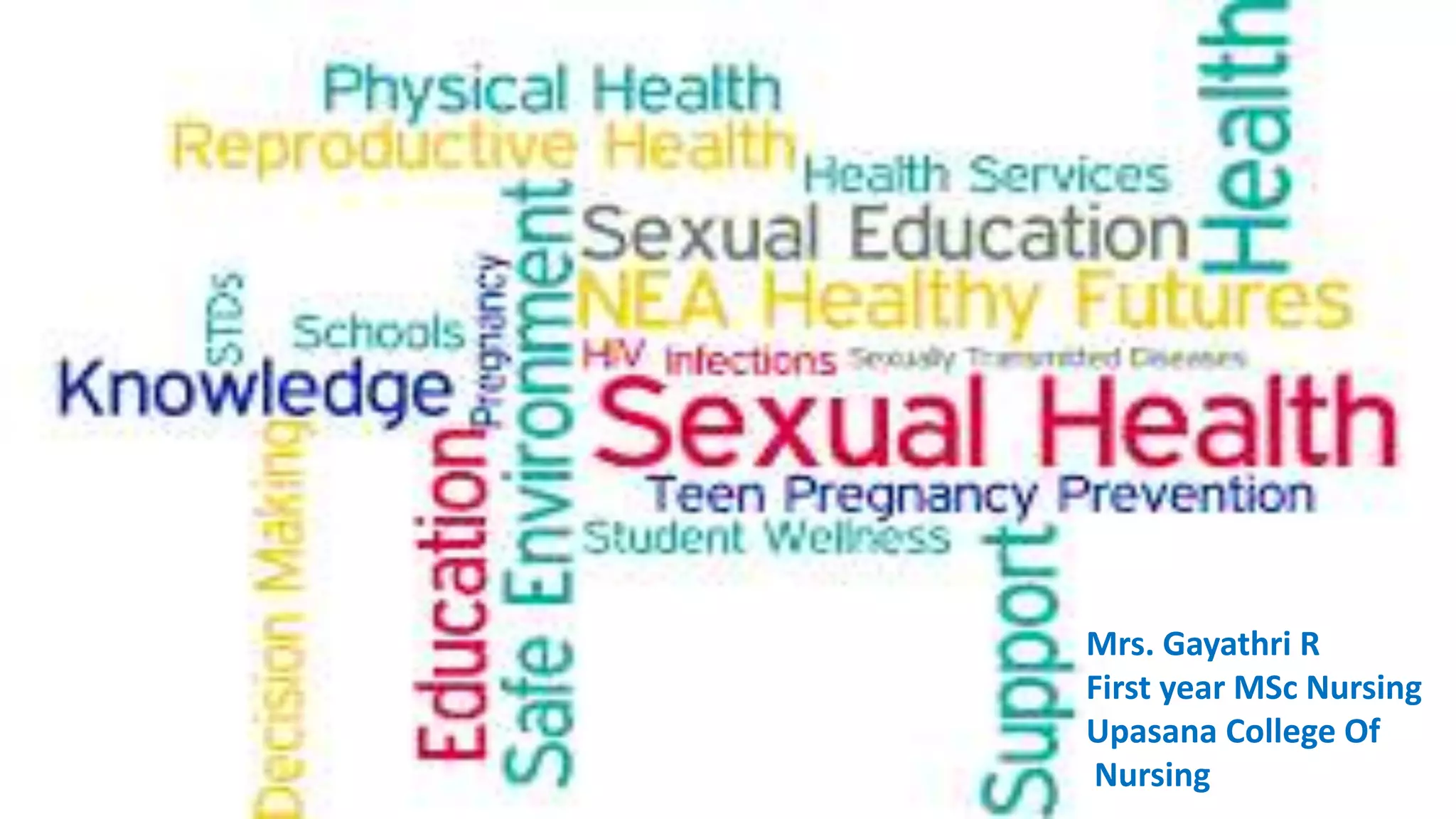 Human Sexual Health Ppt