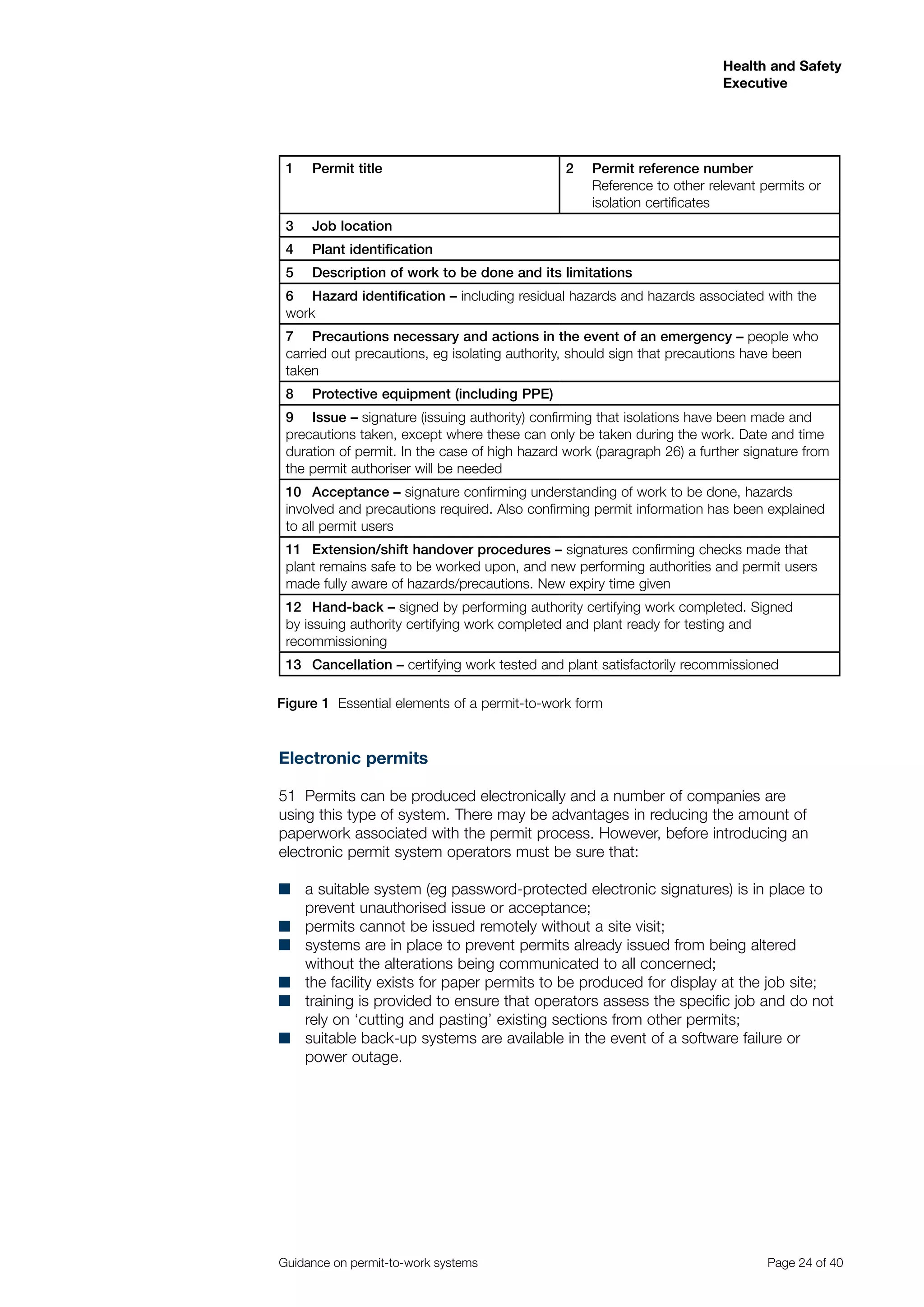 Hsg250 guidance on_permit_to_work_systems | PDF