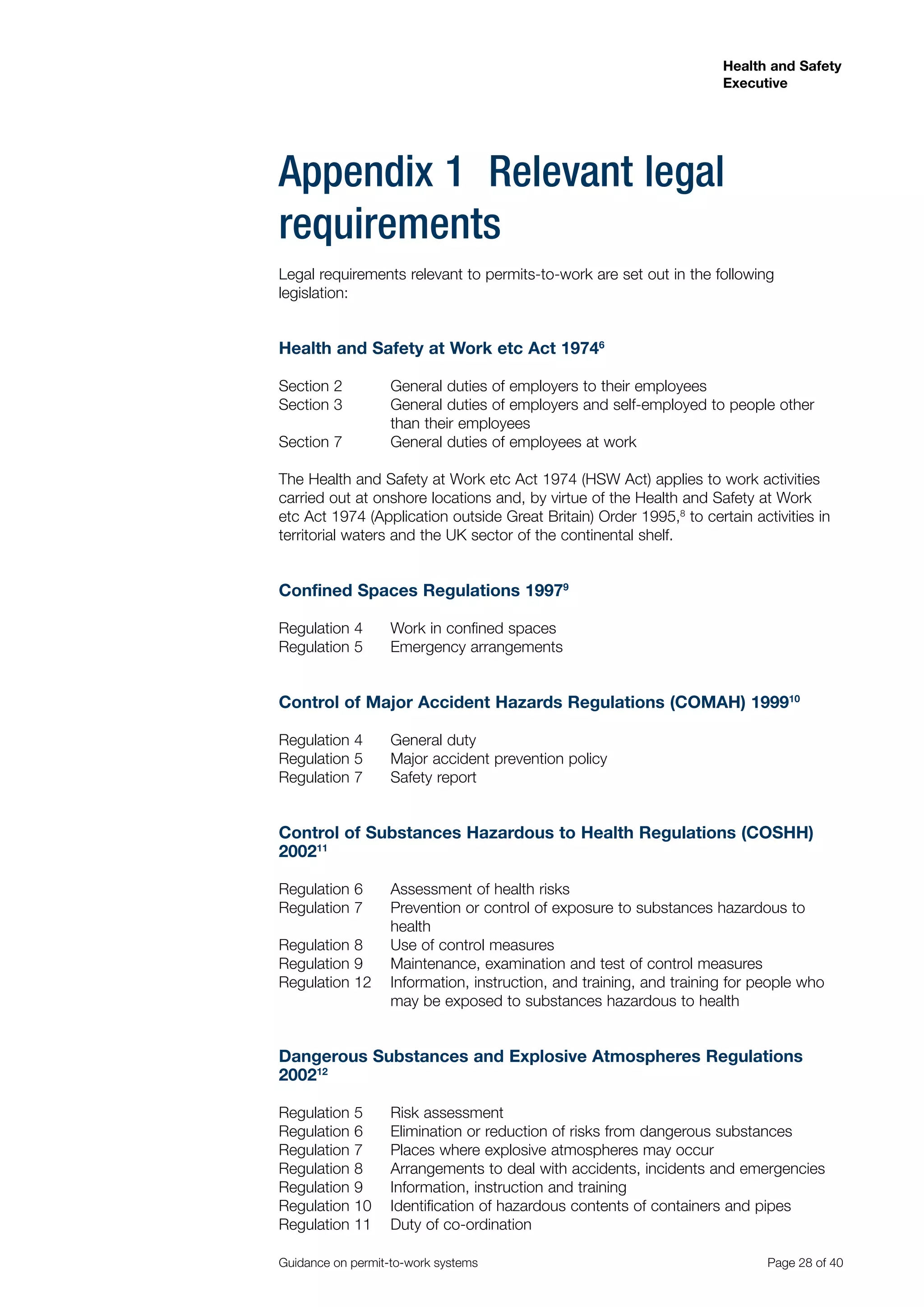 Hsg250 guidance on_permit_to_work_systems | PDF