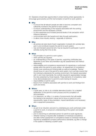 Hsg250 guidance on_permit_to_work_systems | PDF