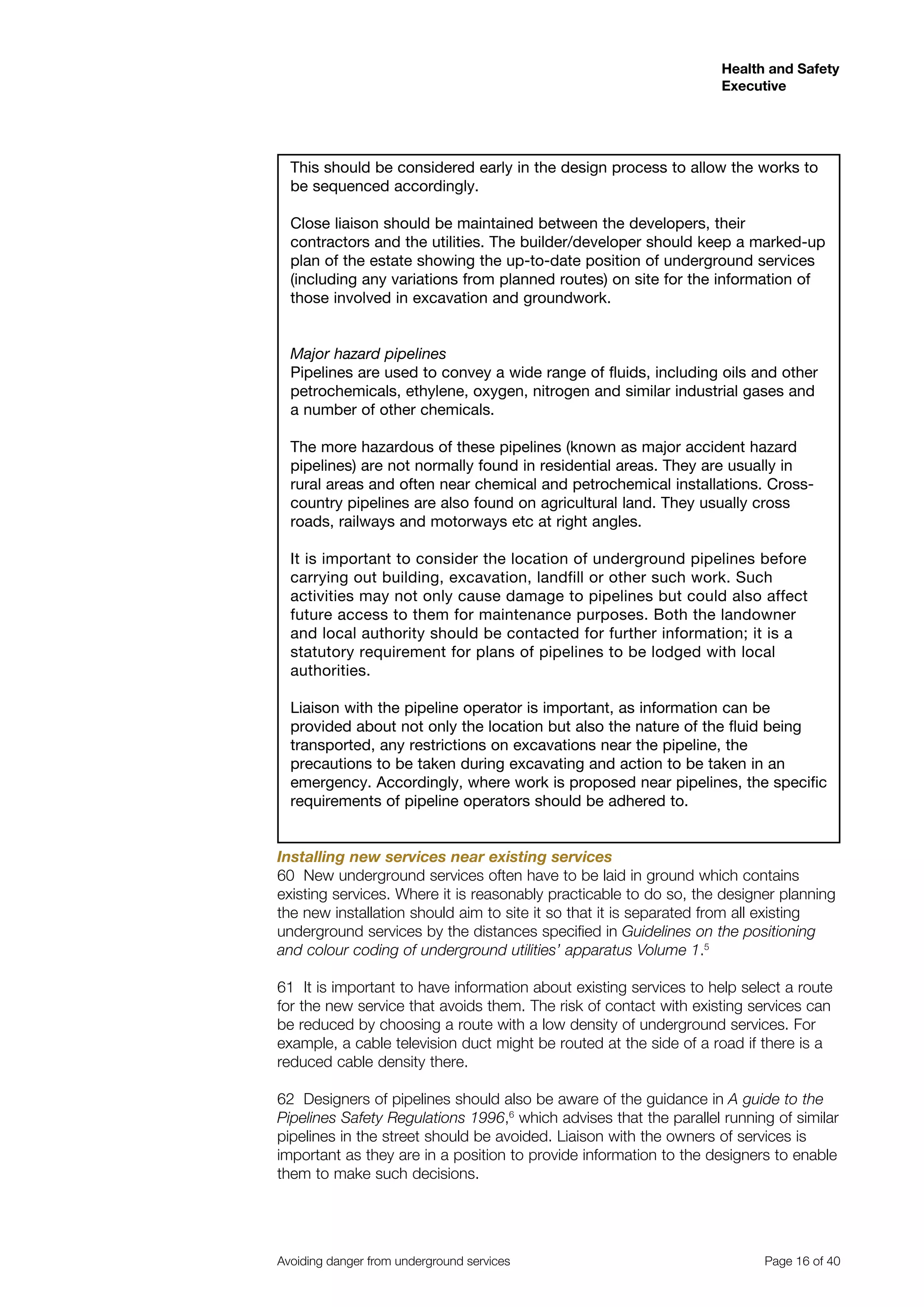 HSG47 Avoiding Danger From Underground Services (HSE 3rd Edition 2014 ...