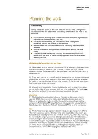 HSG47 Avoiding Danger From Underground Services (HSE 3rd Edition 2014 ...