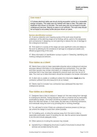 HSG47 Avoiding Danger From Underground Services (HSE 3rd Edition 2014 ...