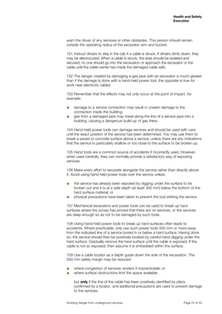 HSG47 Avoiding Danger From Underground Services (HSE 3rd Edition 2014 ...