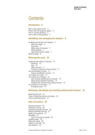 HSG47 Avoiding Danger From Underground Services (HSE 3rd Edition 2014 ...