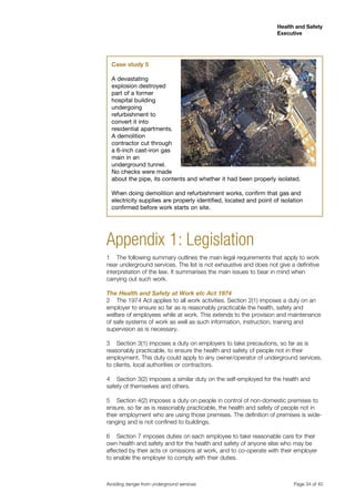 HSG47 Avoiding Danger From Underground Services (HSE 3rd Edition 2014 ...