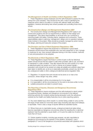 HSG47 Avoiding Danger From Underground Services (HSE 3rd Edition 2014 ...