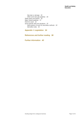 HSG47 Avoiding Danger From Underground Services (HSE 3rd Edition 2014 ...