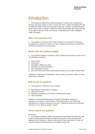 HSG47 Avoiding Danger From Underground Services (HSE 3rd Edition 2014 ...
