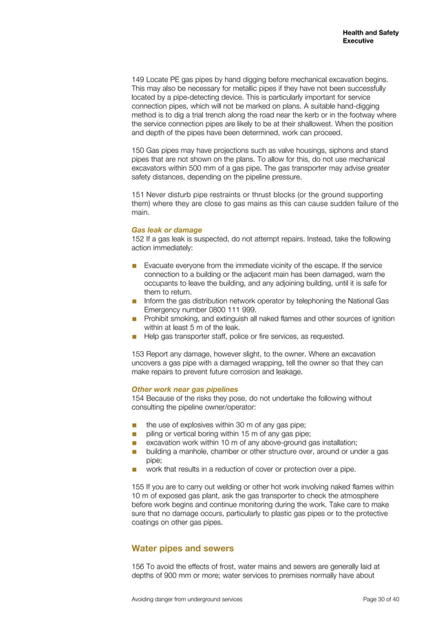 HSG47 Avoiding Danger From Underground Services (HSE 3rd Edition 2014)