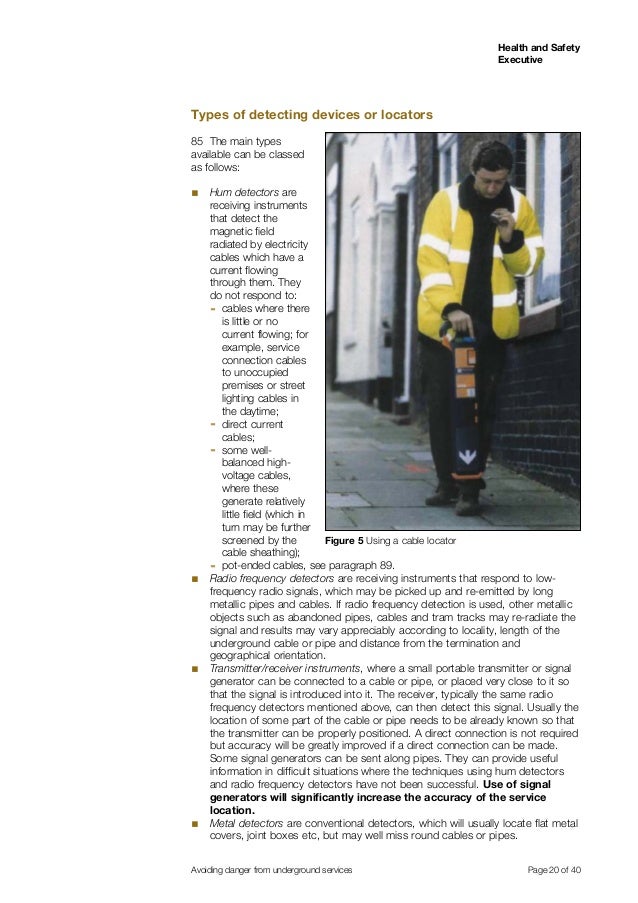 HSG47 Avoiding Danger From Underground Services (HSE 3rd Edition 2014)