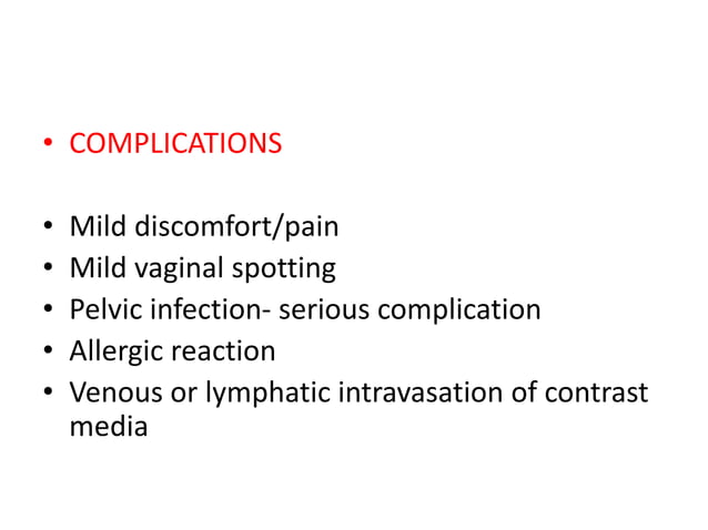HSG AND FISTULOGRAM.pptx | Pregnancy | Reproductive Health