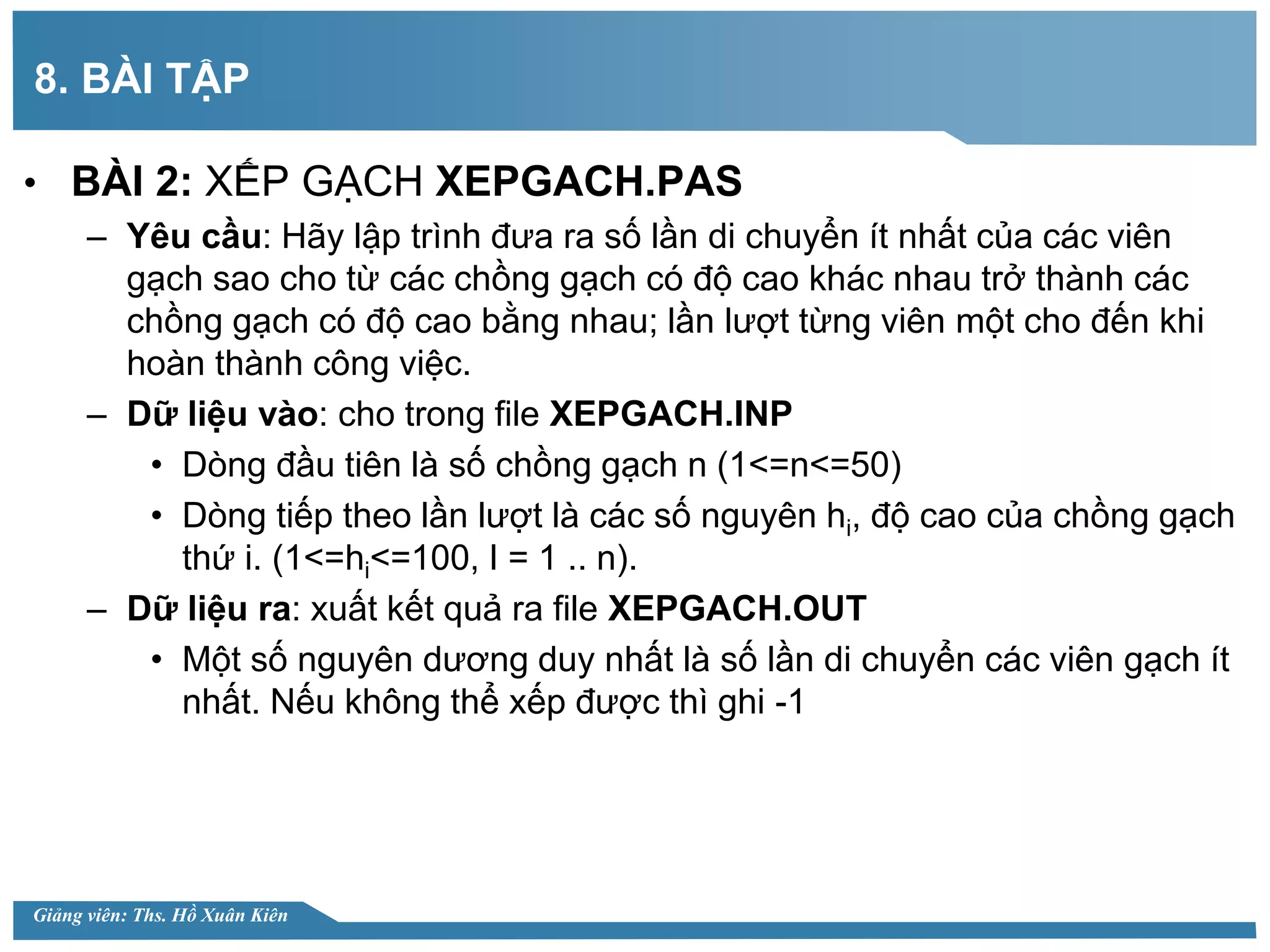 HSG_KHOI 12_LAP TRINH PASCAL_CHUYEN DE 1_KY THUAT LAP TRINH CO BAN.ppt