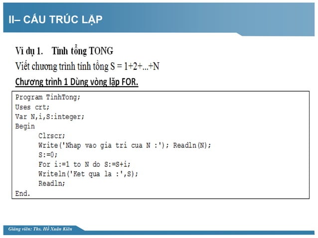 HSG_KHOI 12_LAP TRINH PASCAL_CHUYEN DE 1_KY THUAT LAP TRINH CO BAN.ppt