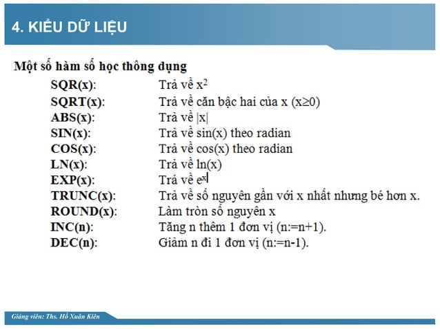 HSG_KHOI 12_LAP TRINH PASCAL_CHUYEN DE 1_KY THUAT LAP TRINH CO BAN.ppt