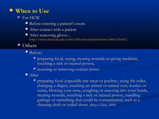 ROLE OF HAND SANITIZERS IN INFECTION CONTROL AMONG HEALTH CARE WORKERS ...
