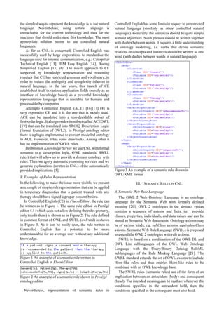 Semantic Rules Representation in Controlled Natural Language in FluentEditor | PDF