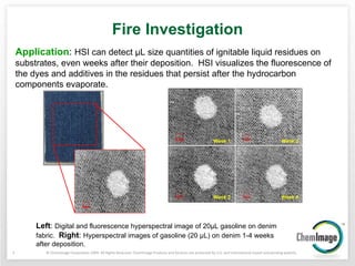 Hyperspectral imaging for forensic examination | PPT