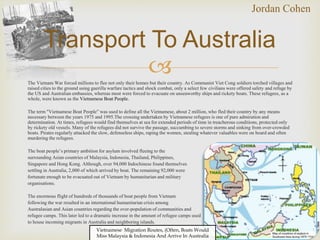 HSIE - Australia In The Vietnam War | PPTX | Asia Travel | Travel Locations