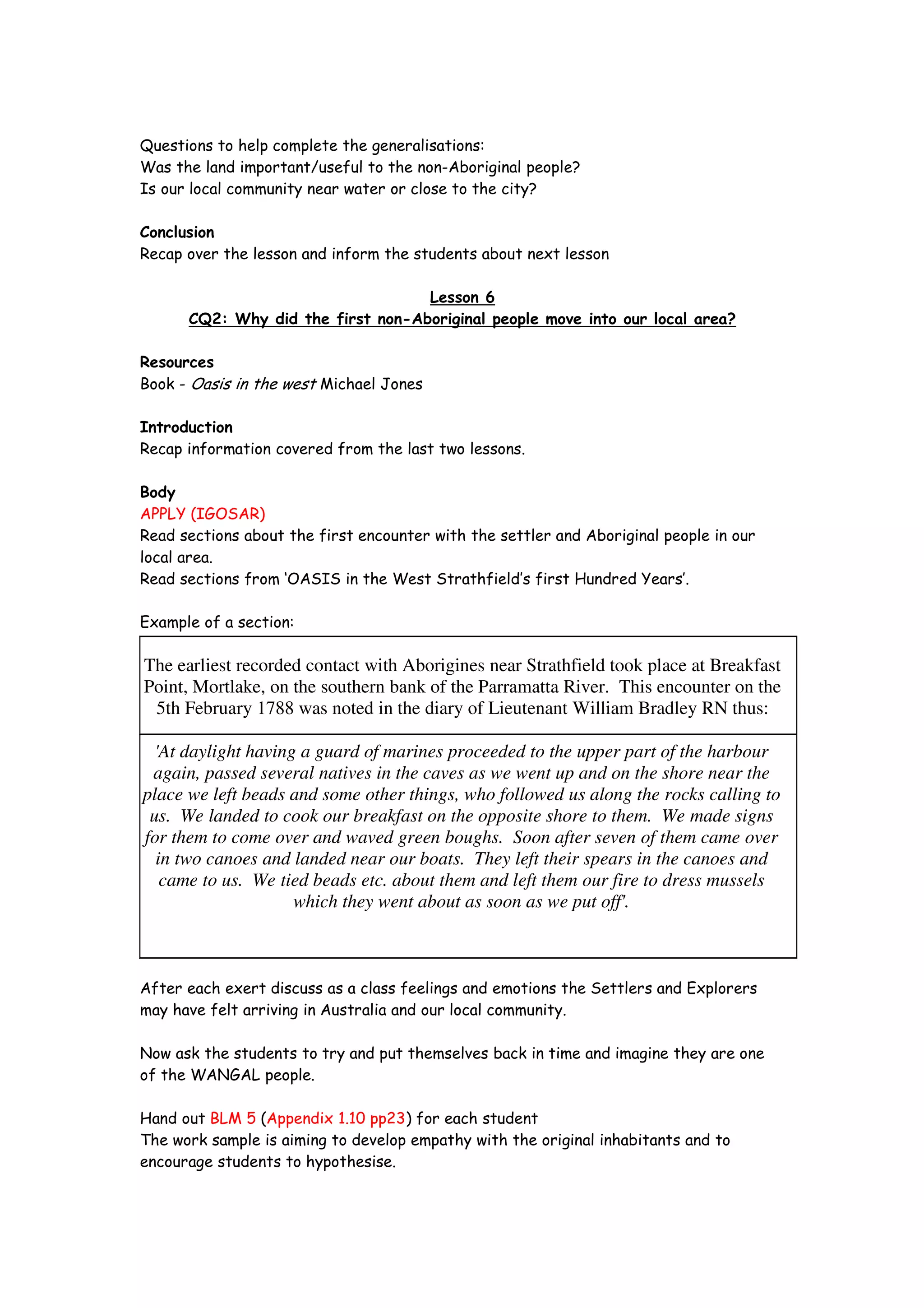 Hsie Stage 2 Unit Of Work | PDF