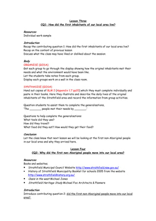 Hsie Stage 2 Unit Of Work | PDF | Genealogy and Ancestry | Hobbies ...