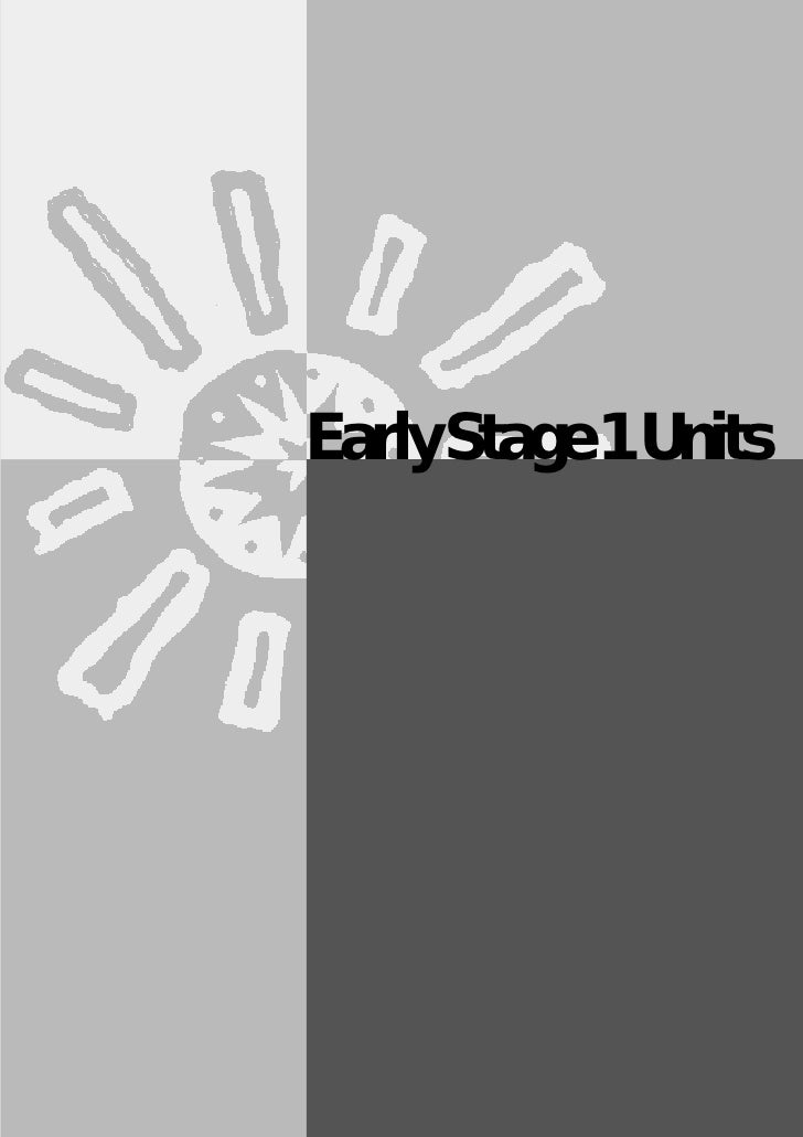 Hsie units of work early stage 1 | PDF