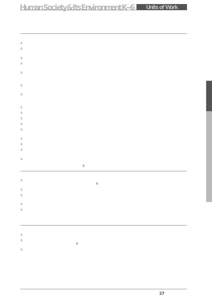 Hsie units of work early stage 1 | PDF