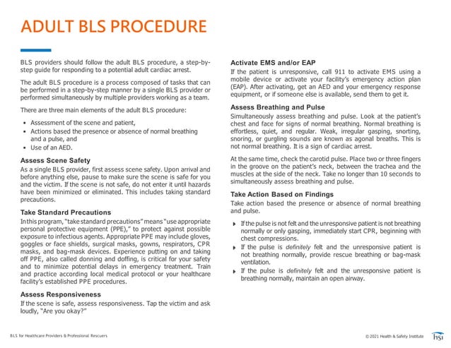 HSI_G2020_BLS_SB_Digital uploaded july24.pptx | First Aid | Injuries