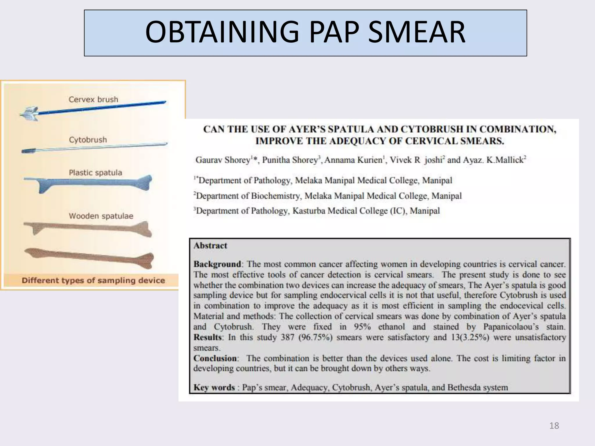 Bethesda Cervical CYtology | PPTX