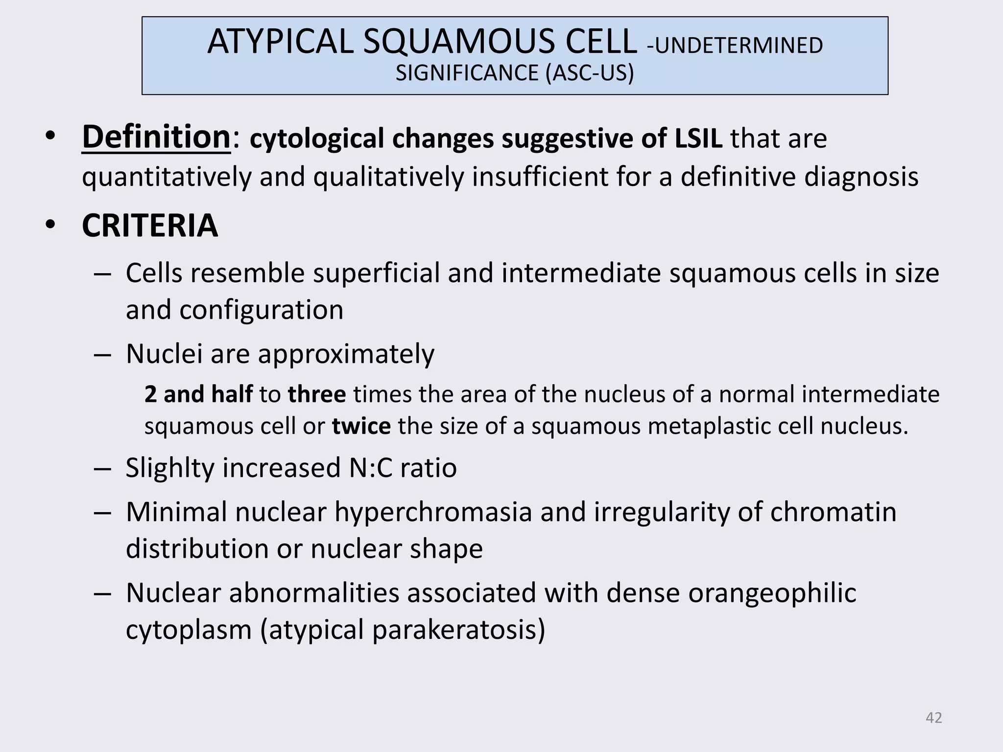 Bethesda Cervical CYtology | PPTX