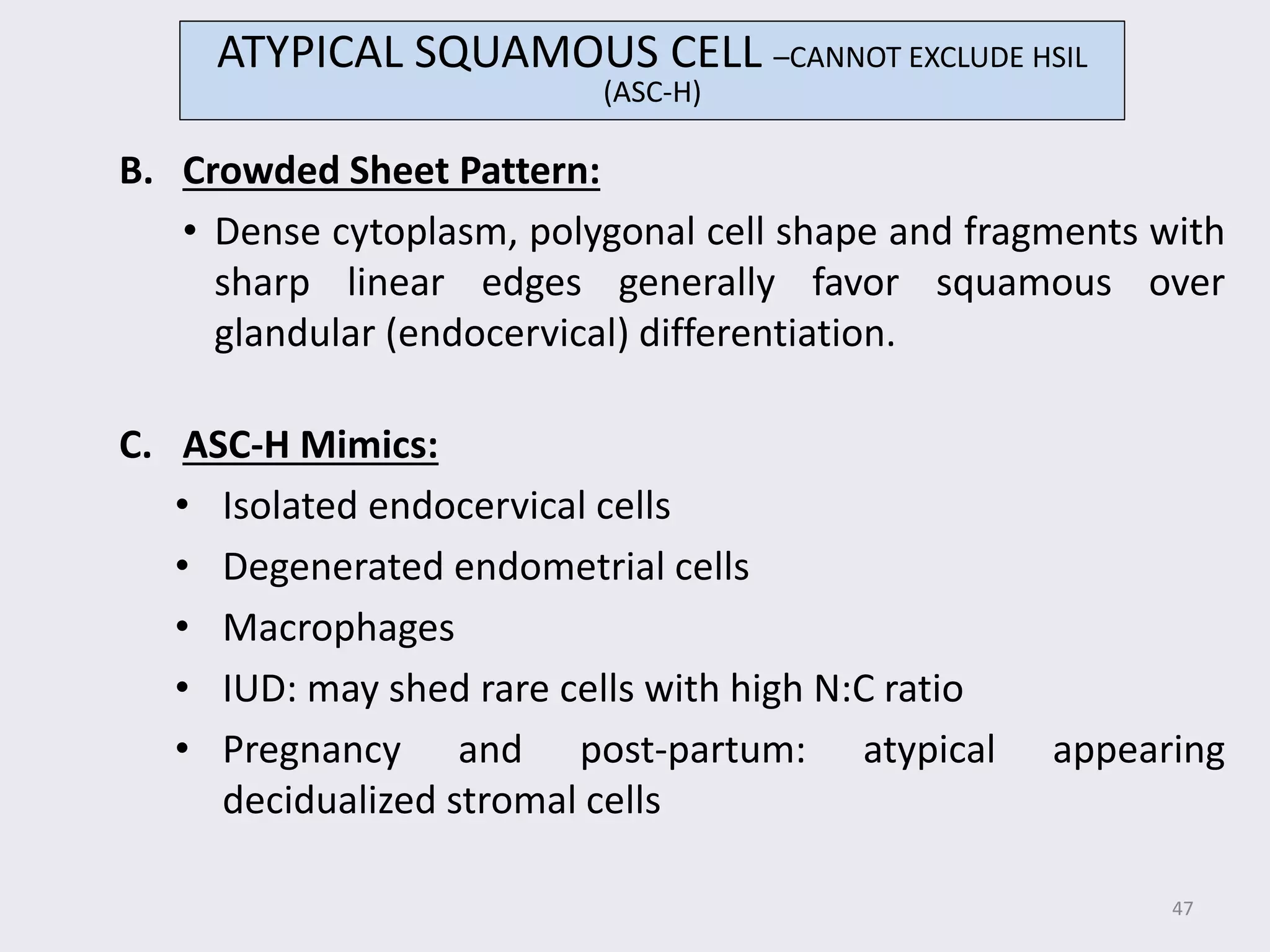 Bethesda Cervical CYtology | PPTX