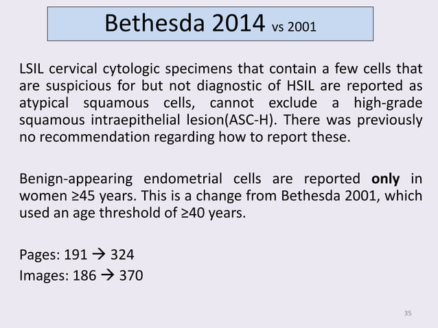 Bethesda Cervical CYtology | PPTX