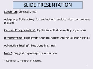 Bethesda Cervical CYtology | PPTX