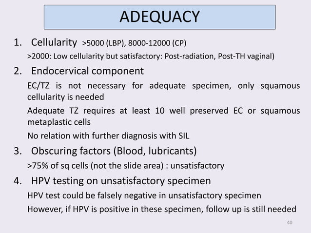 Bethesda Cervical CYtology | PPTX