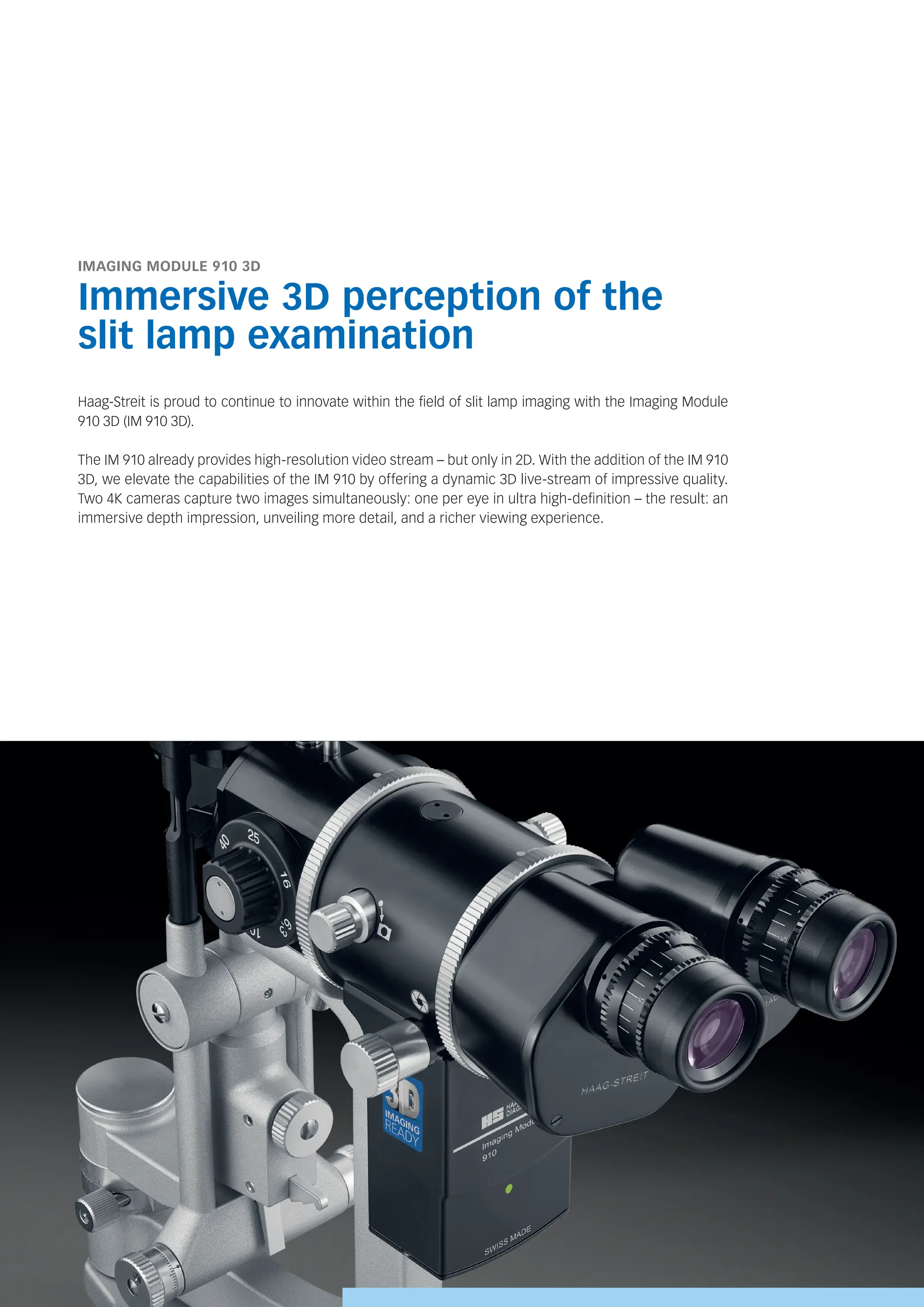 Haag-Streit Imaging Modules IM910 & IM600 | PDF
