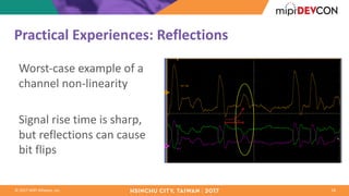 Practical Experiences in MIPI D-PHY and C-PHY Receiver Testing | PDF