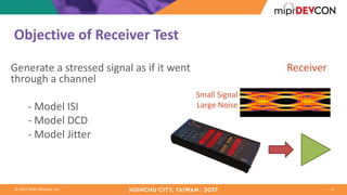 Practical Experiences in MIPI D-PHY and C-PHY Receiver Testing | PDF