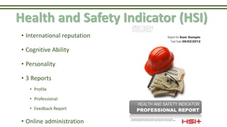 Managing Health and Safety Risk within the Workplace | PPTX