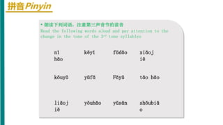 Chinese HSK 1 Lesson 1 for beginner.pptx | Primary Education | Education