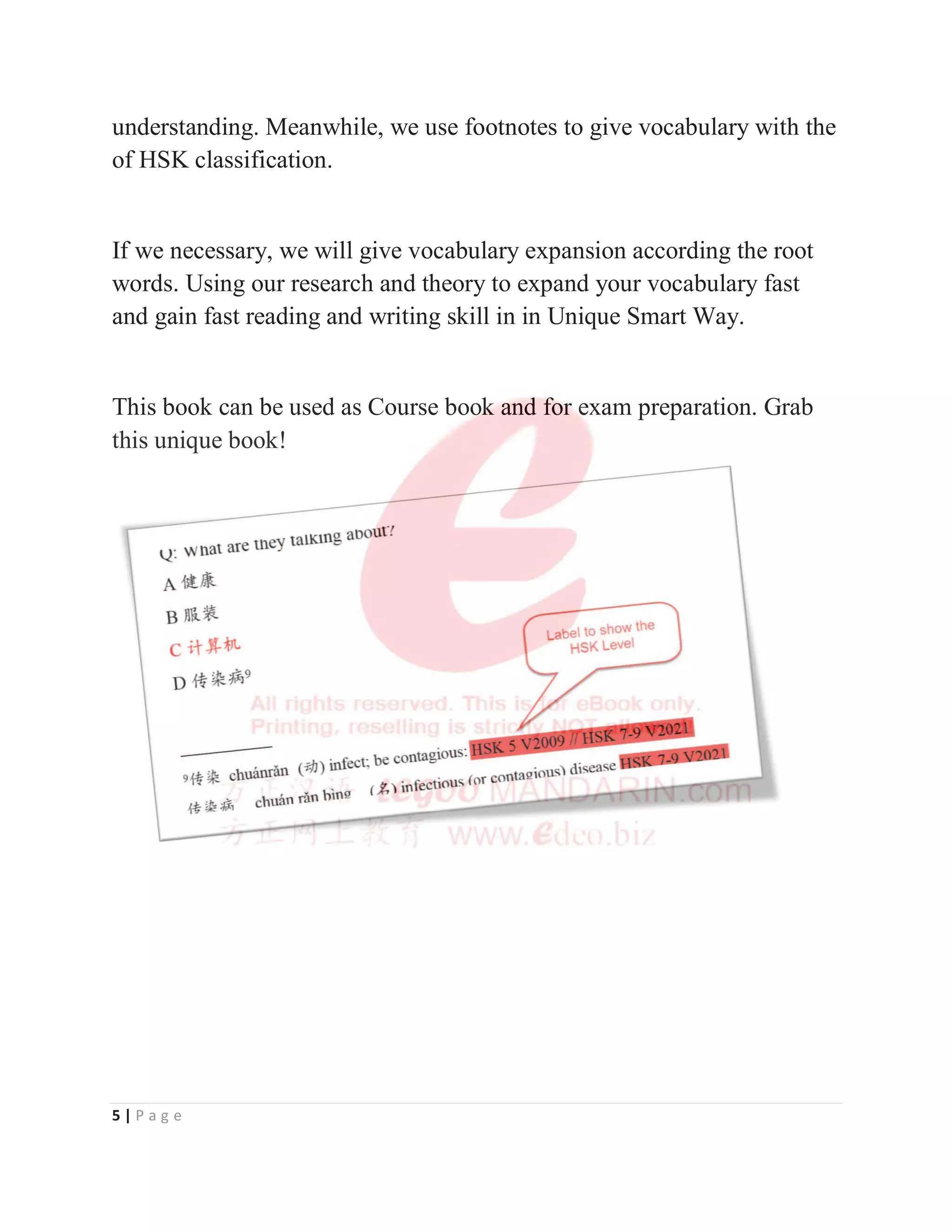 HSK 2 Chinese Intensive Reading for Beginner Level H20901 汉语水平考试模拟考题 ...