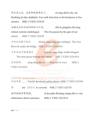 HSK 2 Chinese Grammar 2021 Edition 汉语水平考试规范性语法 - The latest and most ...