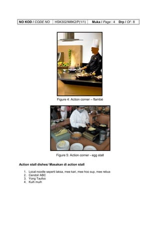 HSK 302 KOMPETENSI 2 PERFORM SET UP ACTION STALL ITEM | DOC