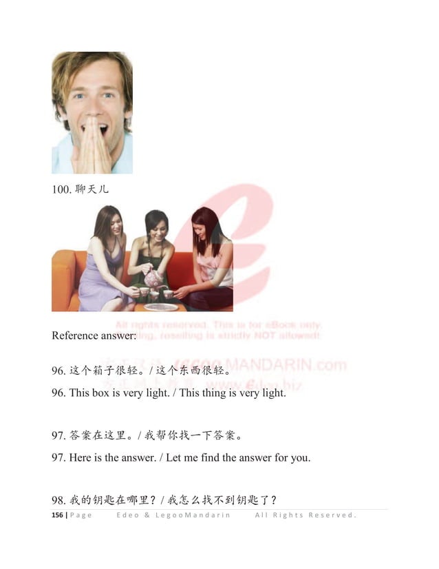 HSK 4 Chinese Intensive Reading for Intermediate Learner sample | PDF