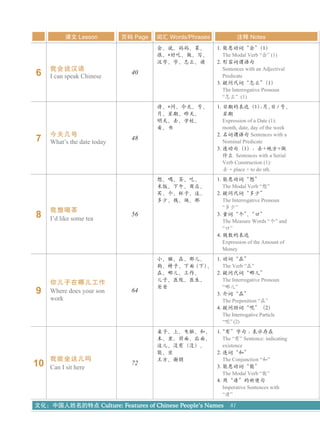 "HSK Standard Course" Textbook1 Sample Lesson 《HSK标准教程》第一册样章 | PDF