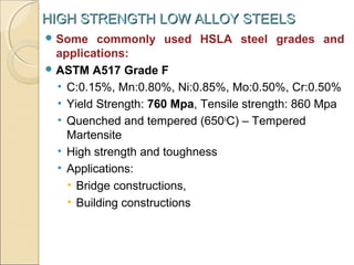 Hsla steels | PPT