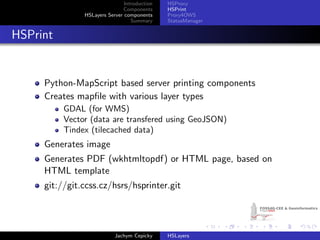 HSLayers Mapping framework | PPT